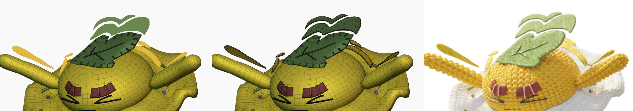 3D Triangulation of a Grease Pencil drawing - La Cuisine